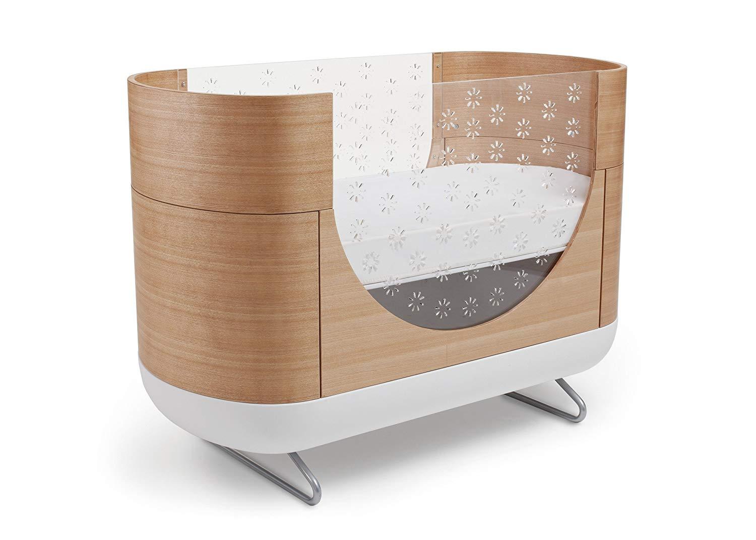 Ubabub Pod 2-in-1 Convertible Crib with Toddler Bed Conversion Kit ...
